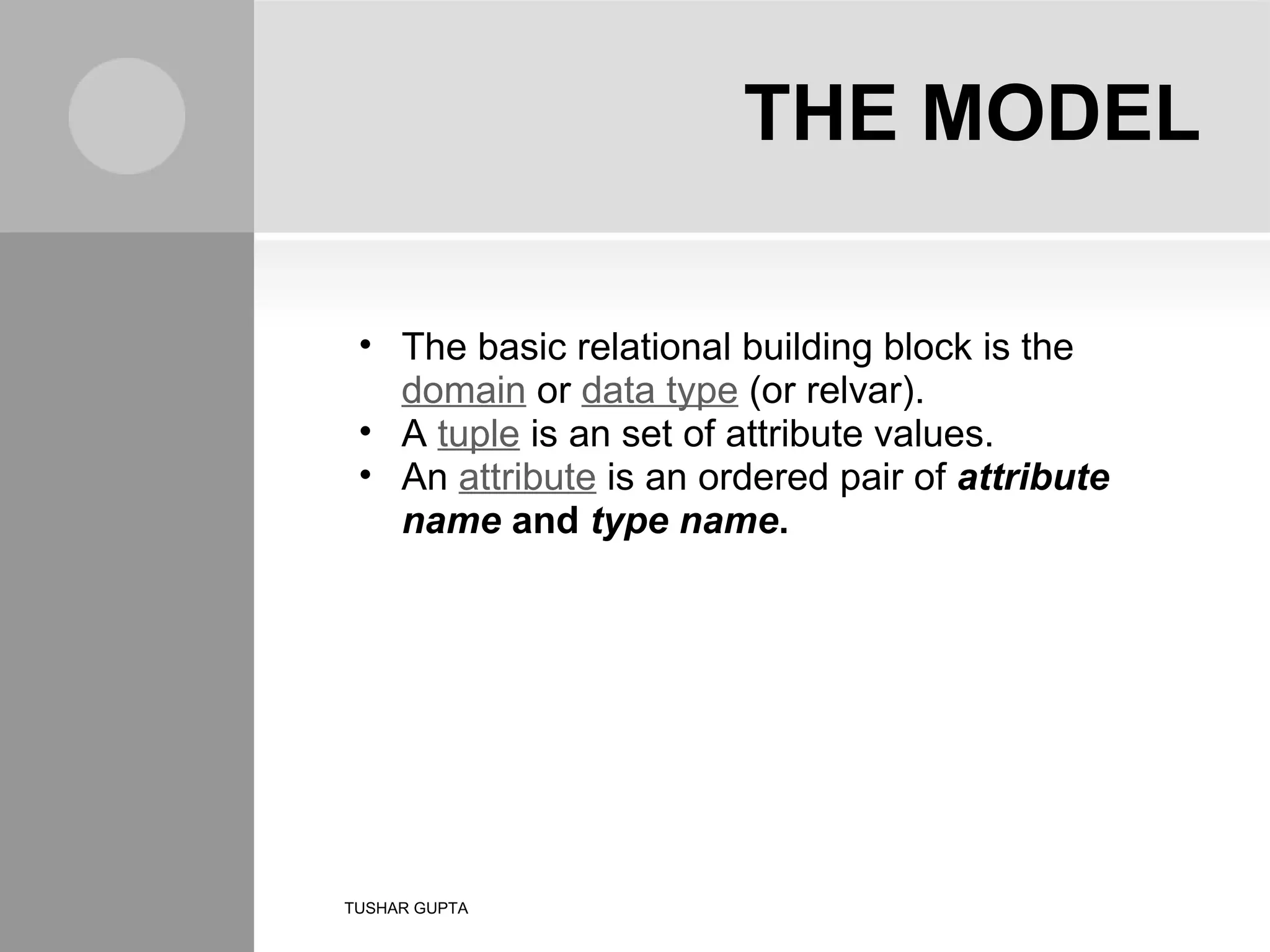 Presentation On Dbmsrelational Calculus Ppt 6105