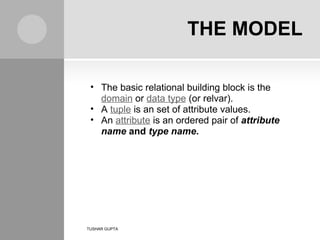 Presentation on dbms(relational calculus) | PPT