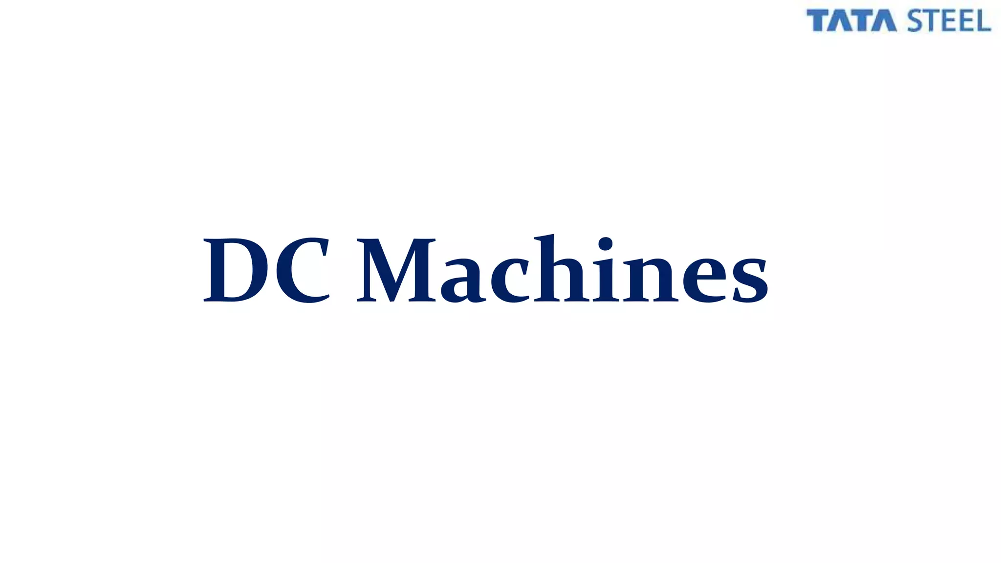 Presentation on DC Machines | PPTX
