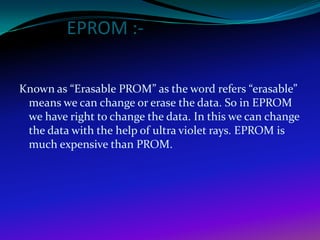 Computer Memory | PPTX