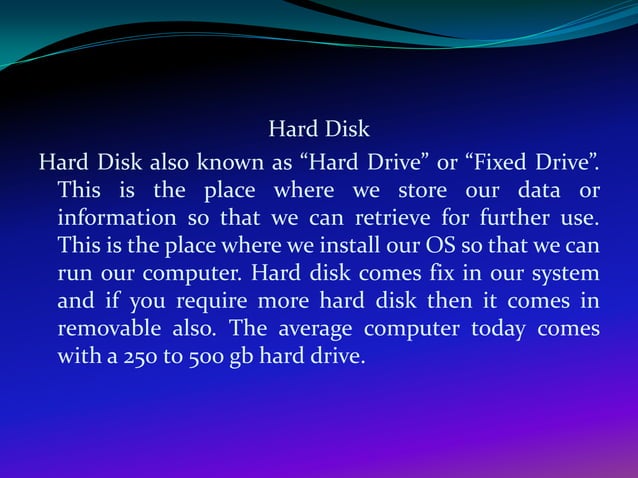 Computer Memory | PPTX | Operating Systems | Computer Software and ...