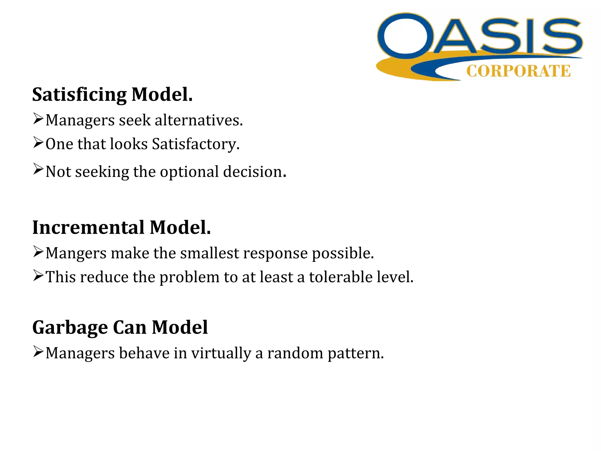 Presentation on Decision Making | PPT