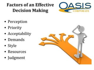 Presentation on Decision Making | PPT