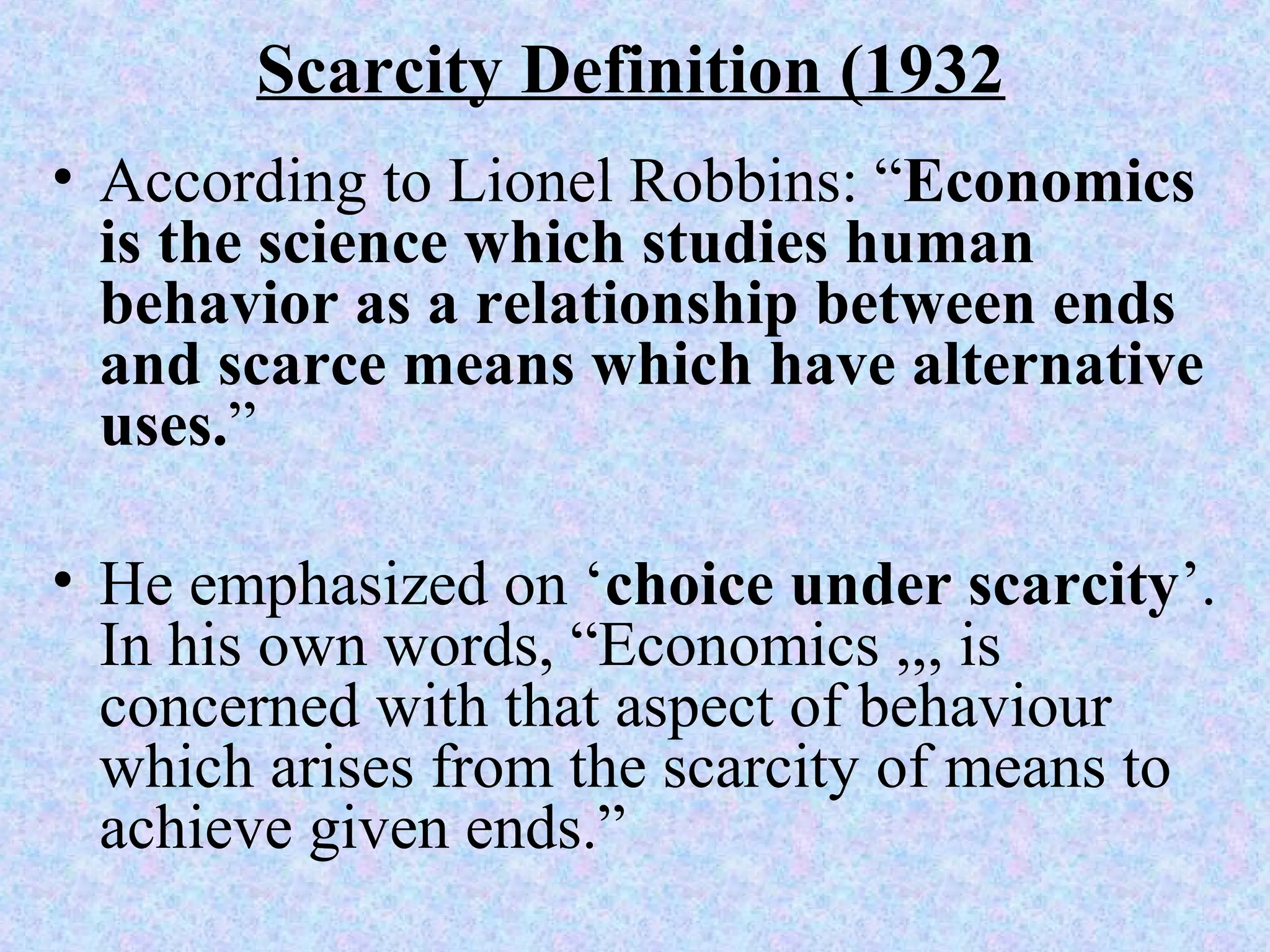 presentation on Definitions of economics.pdf