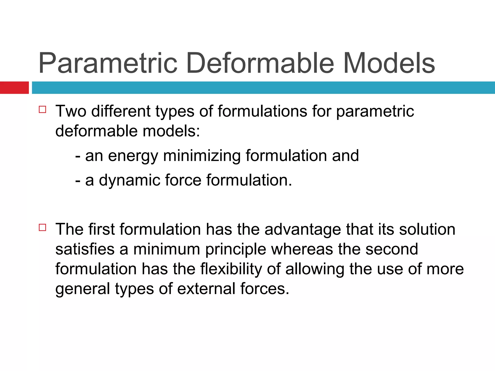 Presentation On Deformable Model For Medical Image Segmentation Ppt