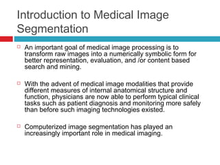 Presentation on deformable model for medical image segmentation | PPT ...