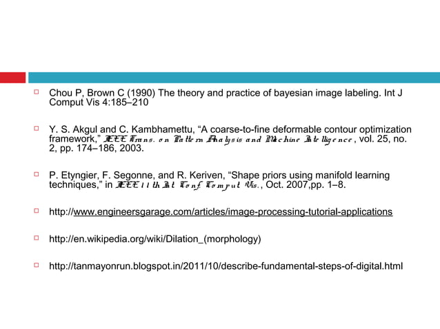 Presentation On Deformable Model For Medical Image Segmentation Ppt