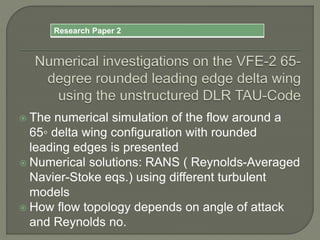 Presentation on delta wing | PPTX