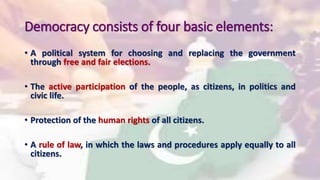 Presentation on democracy | PPTX
