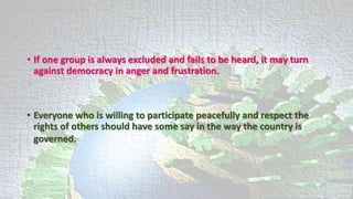 Presentation on democracy | PPTX