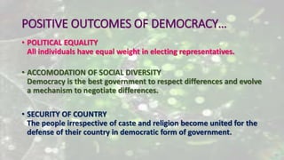 Presentation on democracy | PPTX