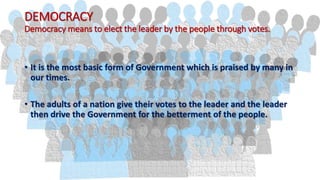 Presentation on democracy | PPTX
