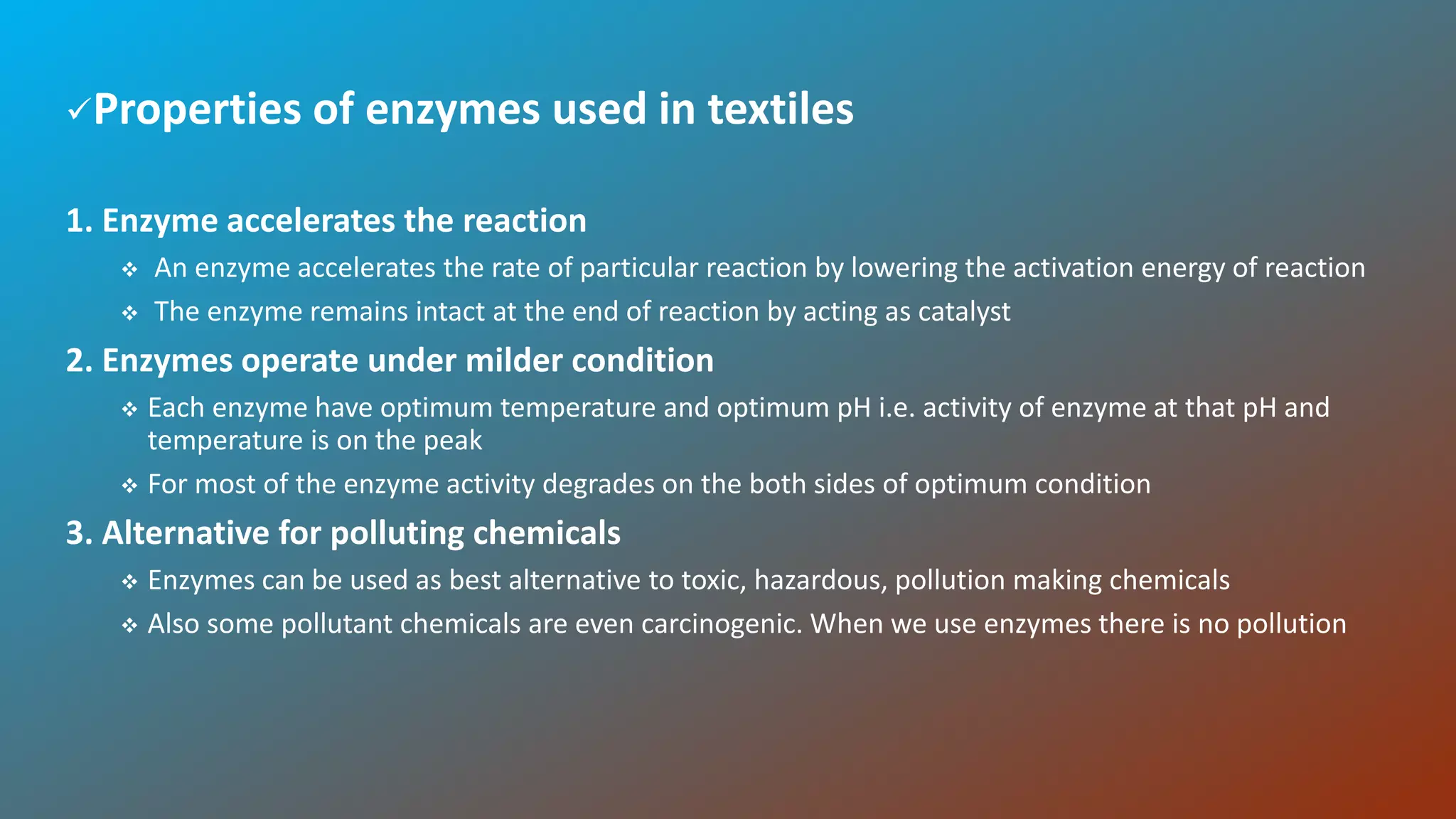 Presentation on Enzymes, Denim Stone Washing and Bio Polishing | PDF