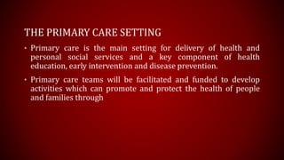 Presentation on design health system to promote health promotion | PPT