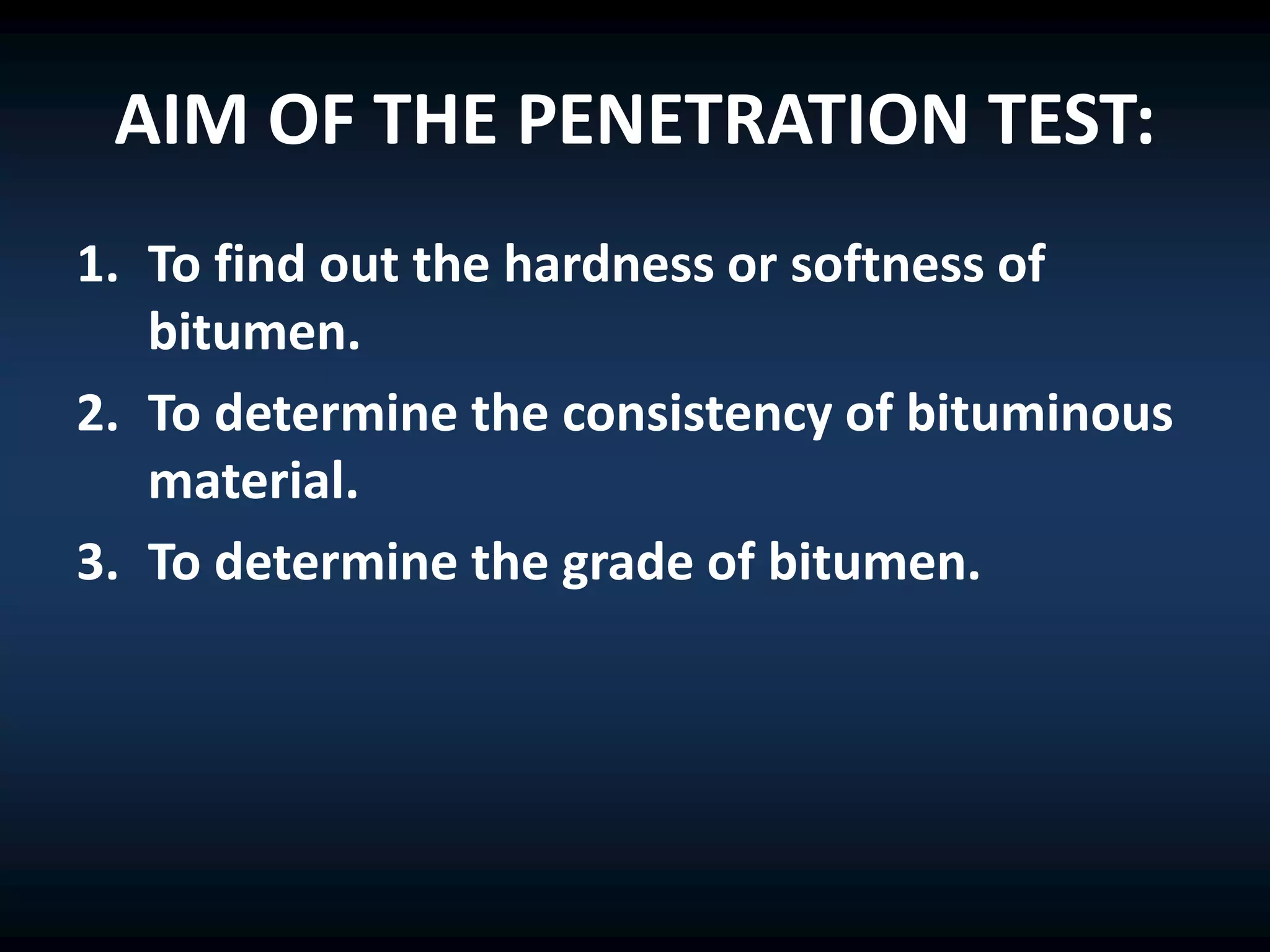 Presentation on Determination of Penetration & Specific Gravity Test of ...