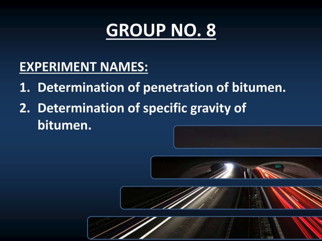 Presentation on Determination of Penetration & Specific Gravity Test of ...