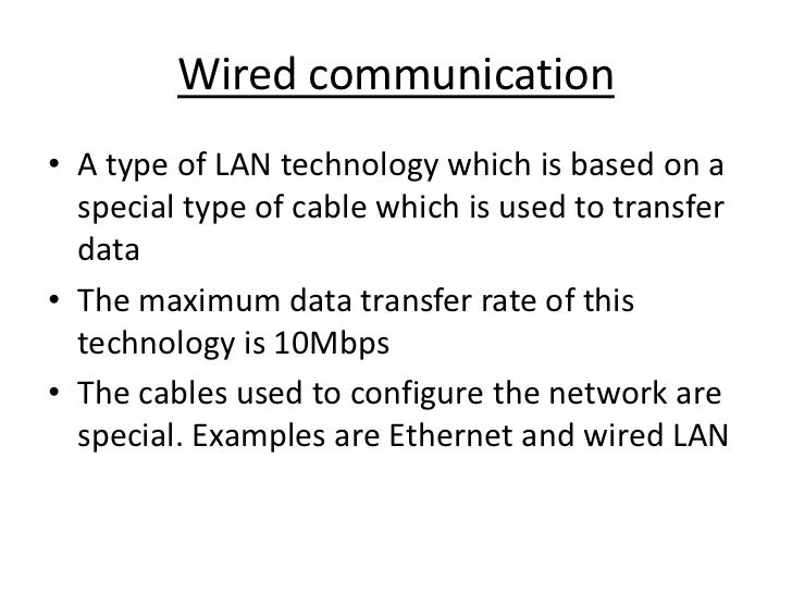 Presentation on different modes of data communication