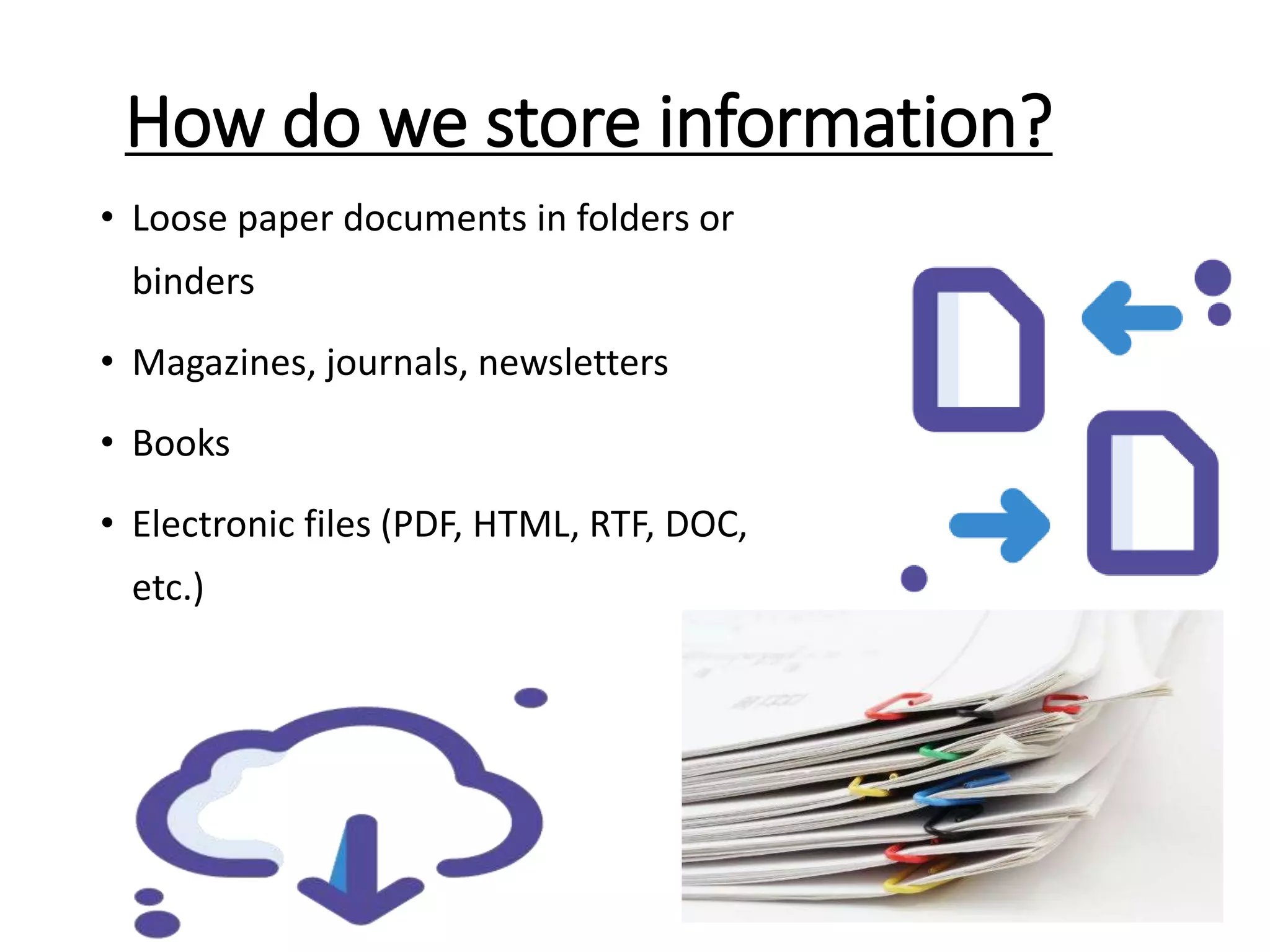 Presentation on digital documentation | PPT