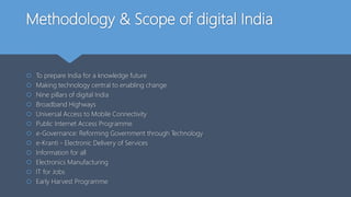 Presentation on digital technology project in india. | PPT
