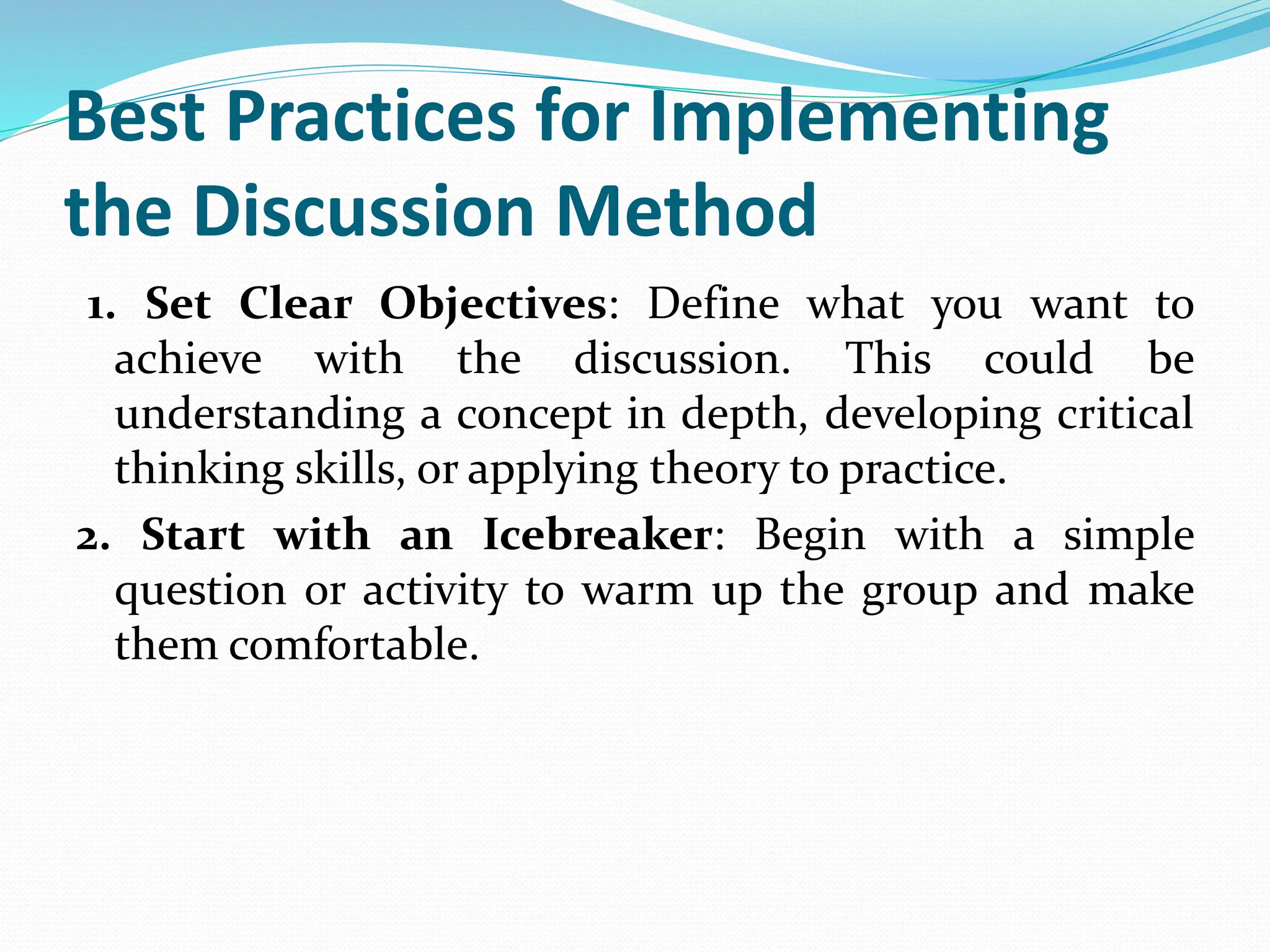 Discussion method : Meaning and Concept | PPTX
