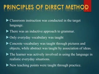 Presentation on direct method | PPTX