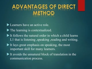Presentation on direct method | PPTX