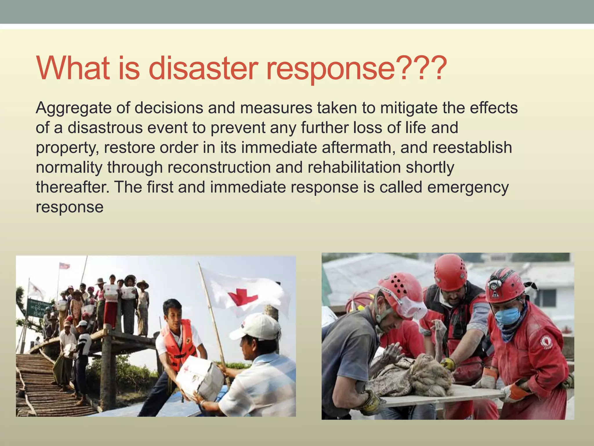 Presentation on disaster response of army final | PPTX