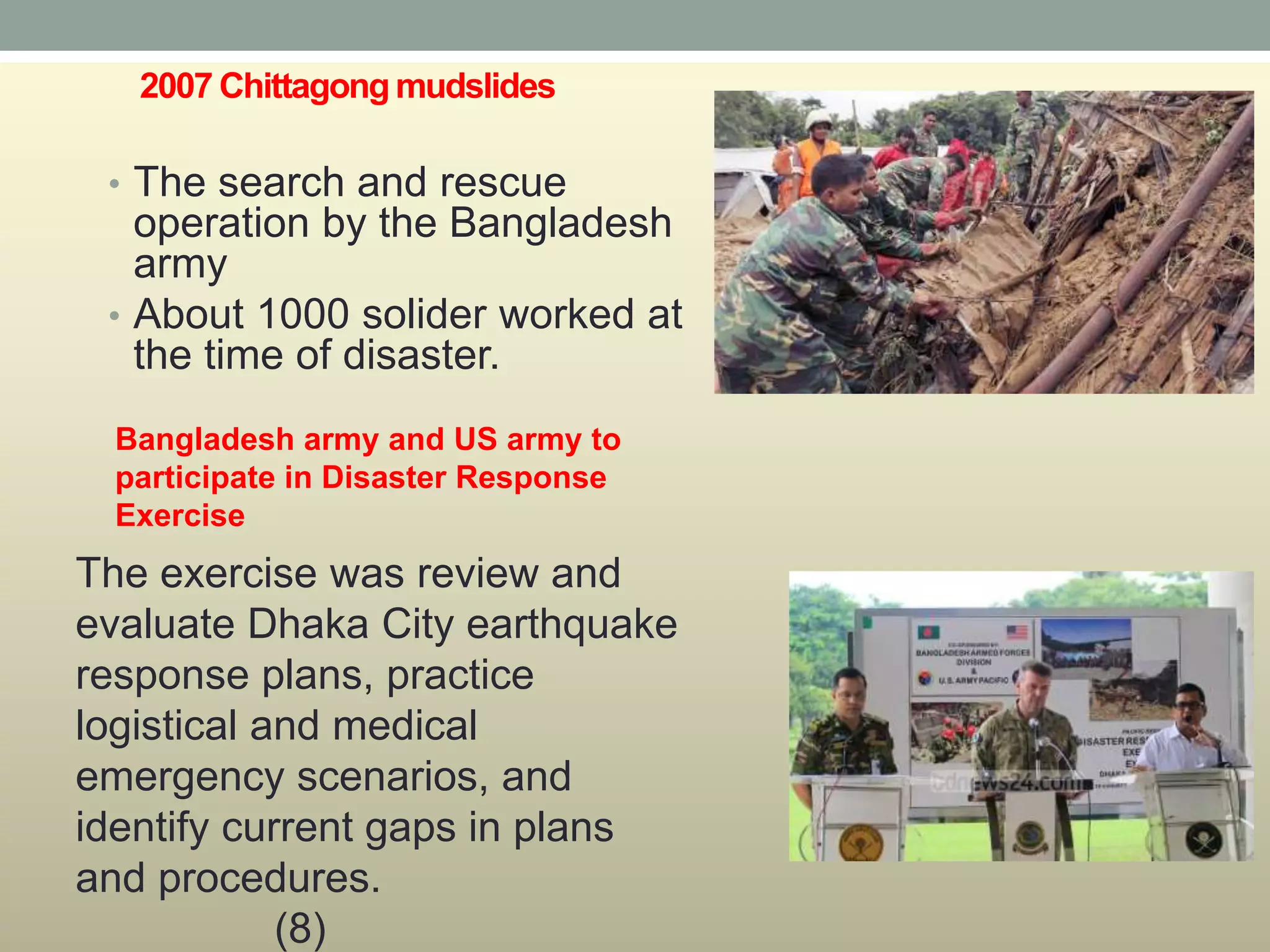 Presentation on disaster response of army final | PPTX
