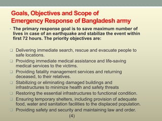 Presentation on disaster response of army final | PPTX