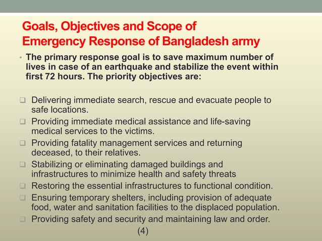 Presentation on disaster response of army final | PPT
