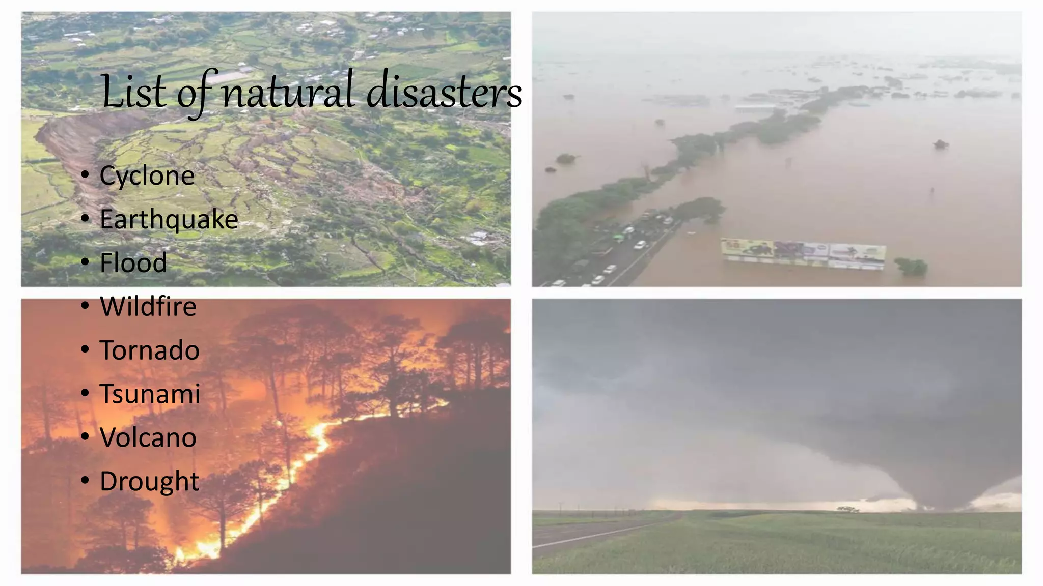 Presentation on disasters | PPTX | Environment | Science