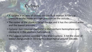 Presentation on disasters | PPTX