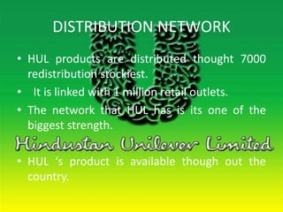 Presentation on distribution channel of hindustan unilever | PPTX