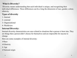POPULATION DIVERSIFICATION | PPT