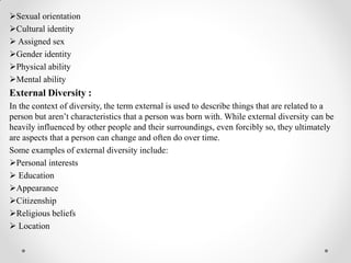 POPULATION DIVERSIFICATION | PPT