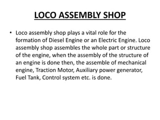 TECHNICAL TRAINING CENTER DLW VARANASI | PPTX