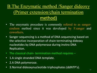 Presentation on dna sequencing | PPTX