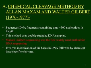 Presentation on dna sequencing | PPTX
