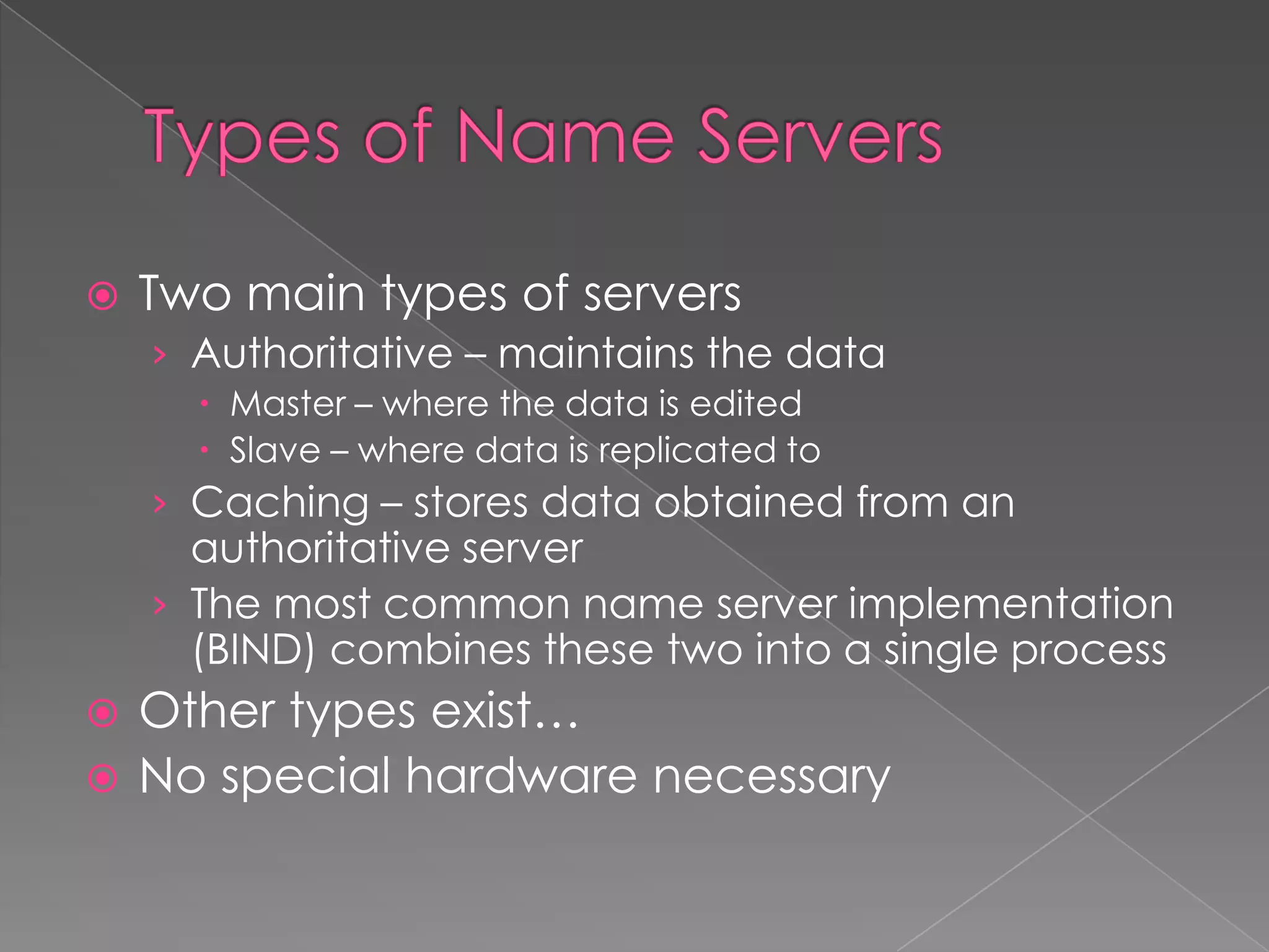 Presentation on dns | PPTX
