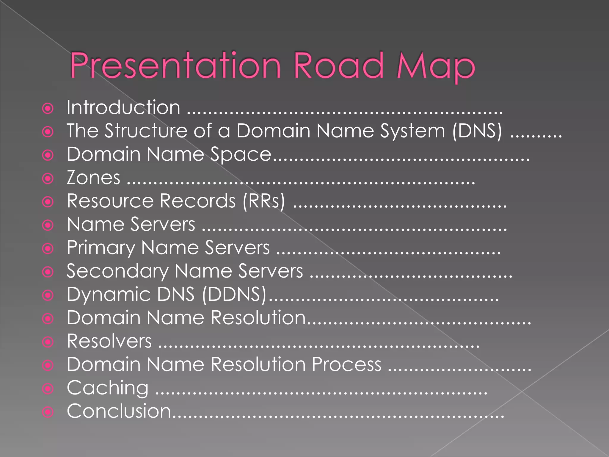 Presentation on dns | PPTX