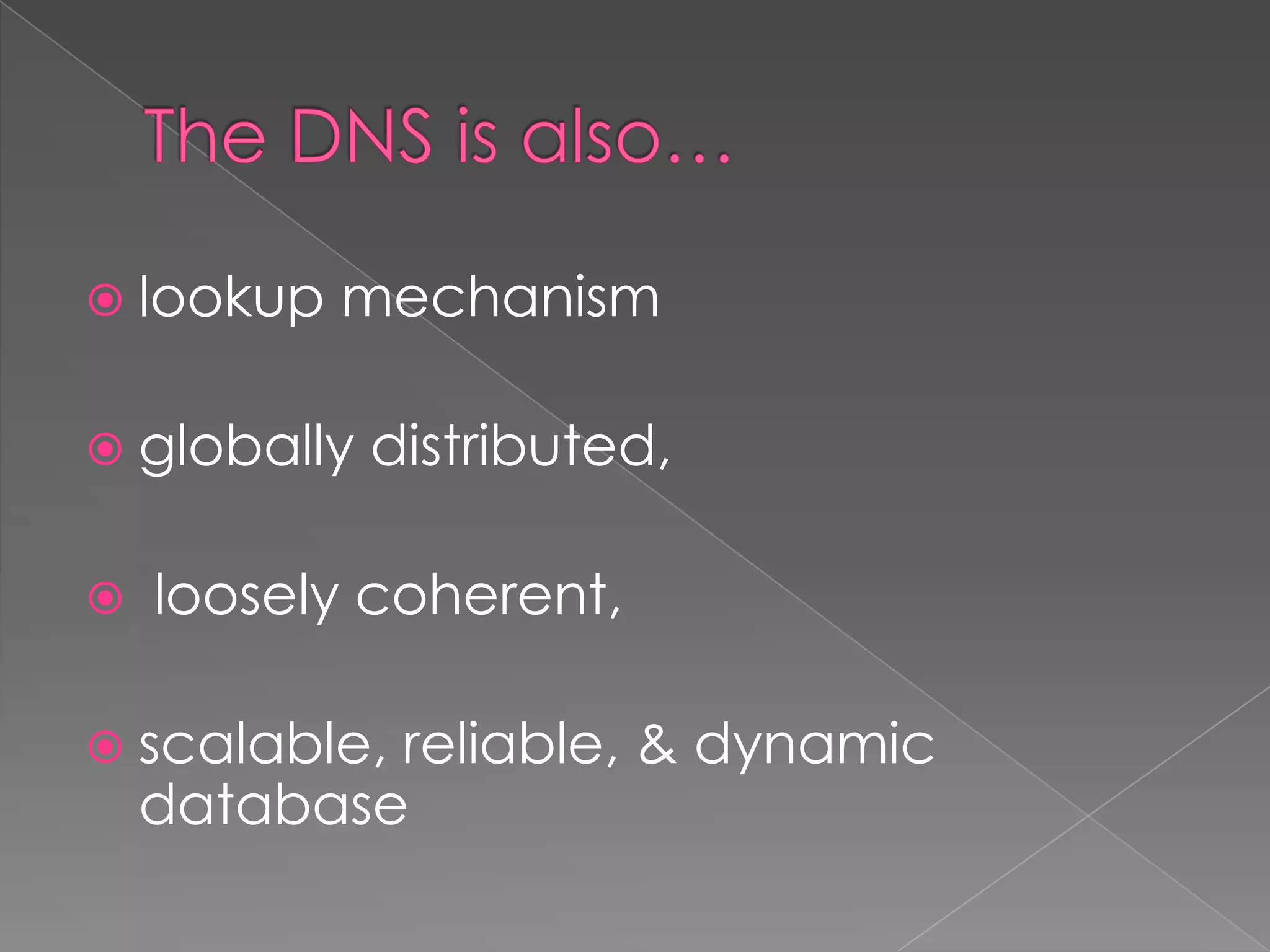 Presentation on dns | PPTX