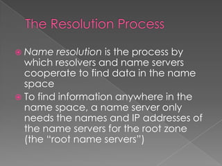 Presentation on dns | PPTX