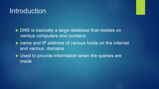 Domain name system | PPT