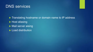 Domain name system | PPT