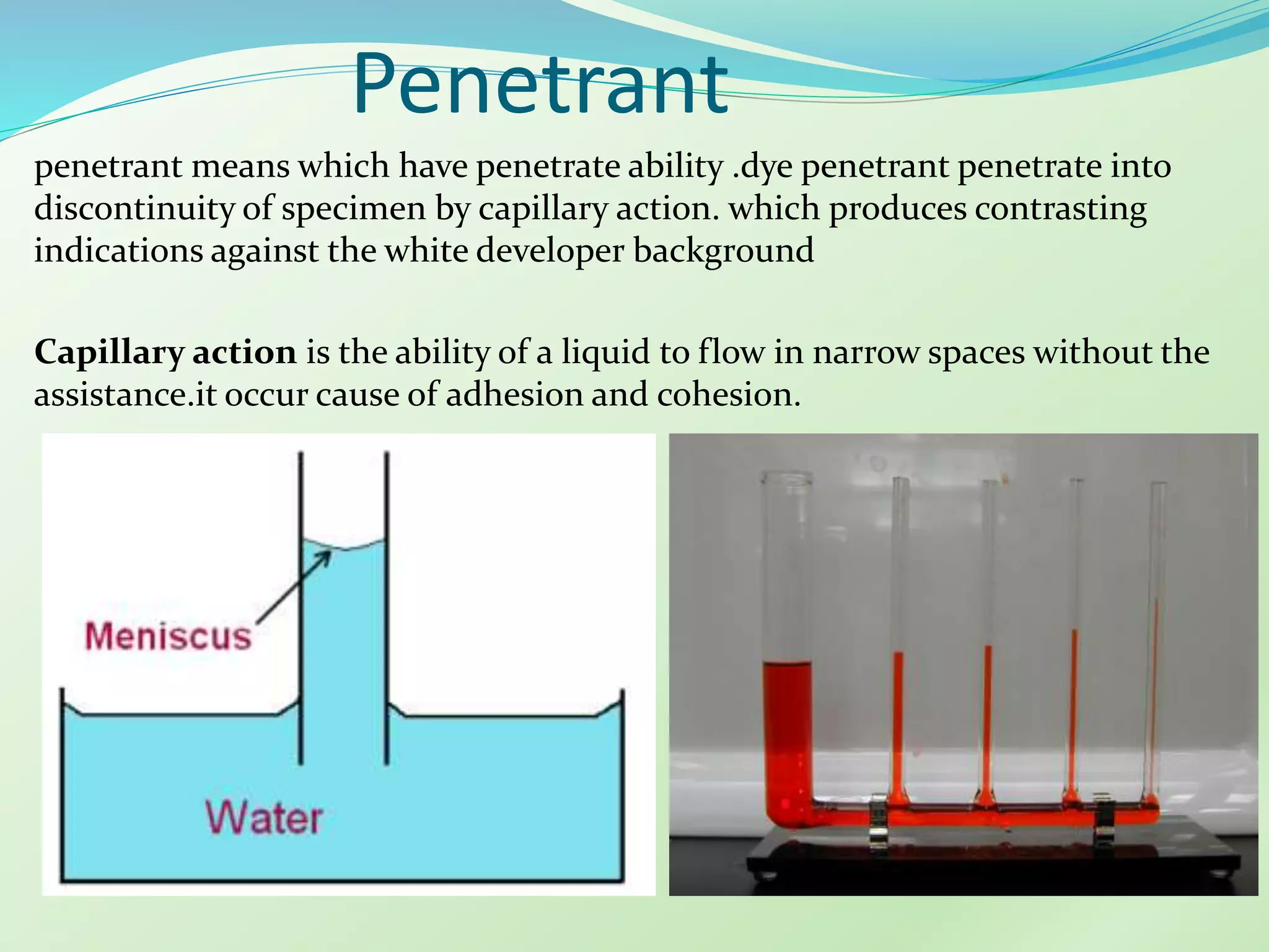 Presentation on Dye Penetrant Testing | PPTX