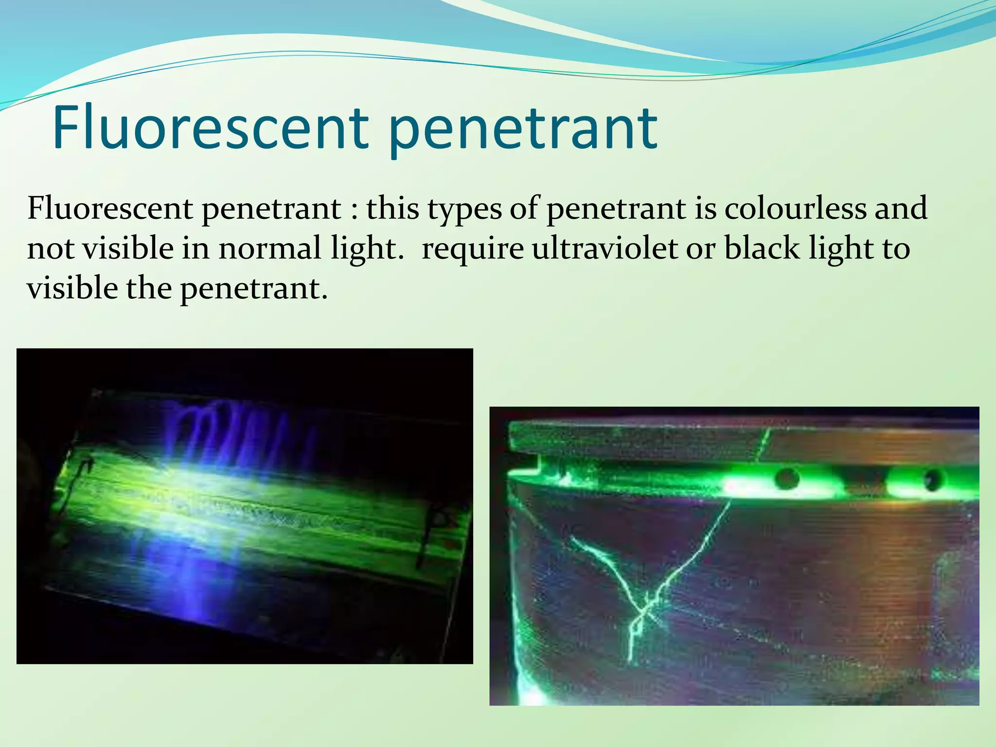 Presentation on Dye Penetrant Testing | PPTX