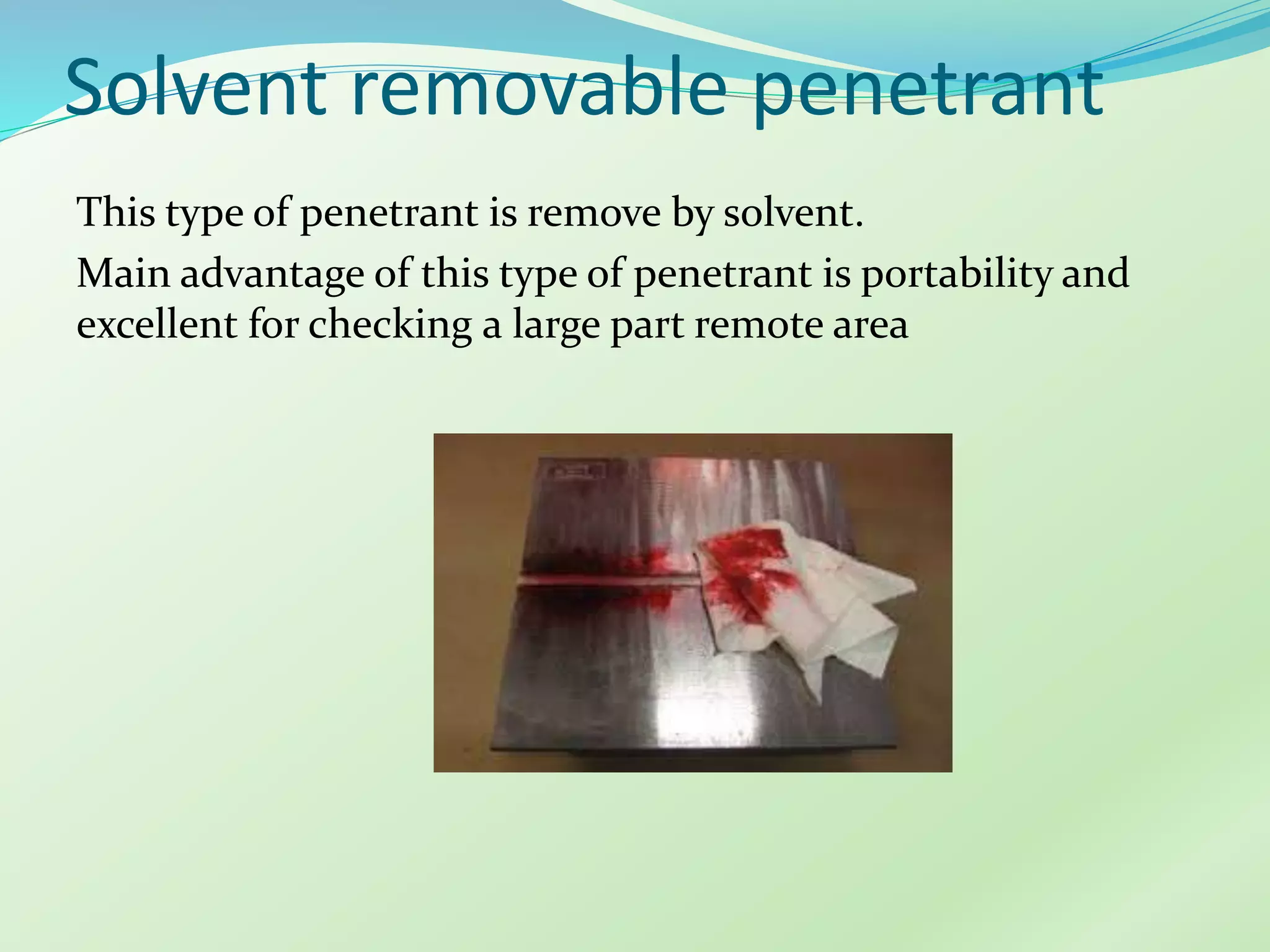 Presentation on Dye Penetrant Testing | PPTX