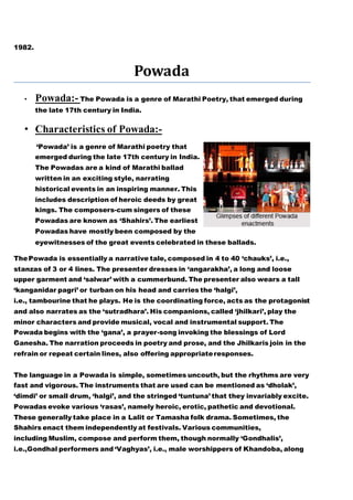 Presentation on folk theatre | DOCX