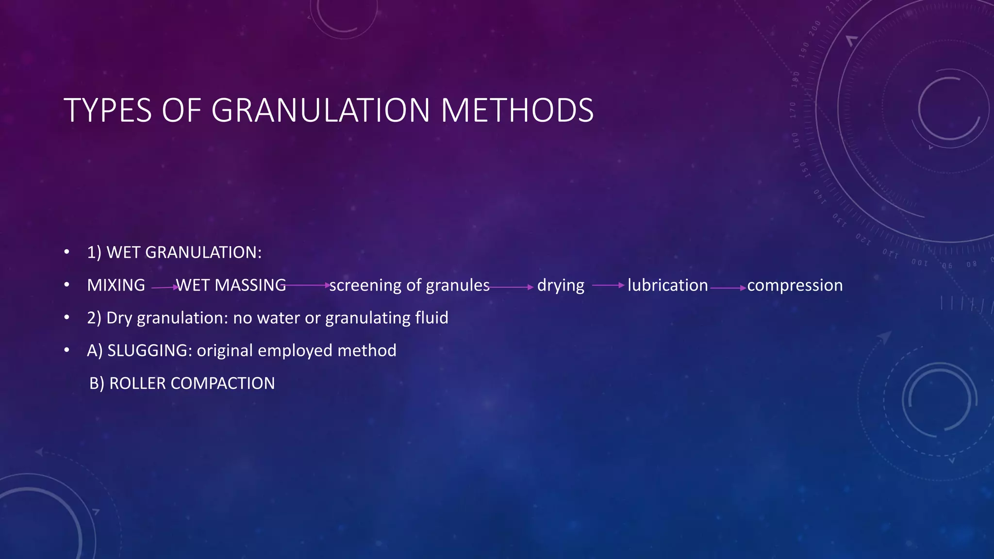 Presentation on dry granulation | PDF