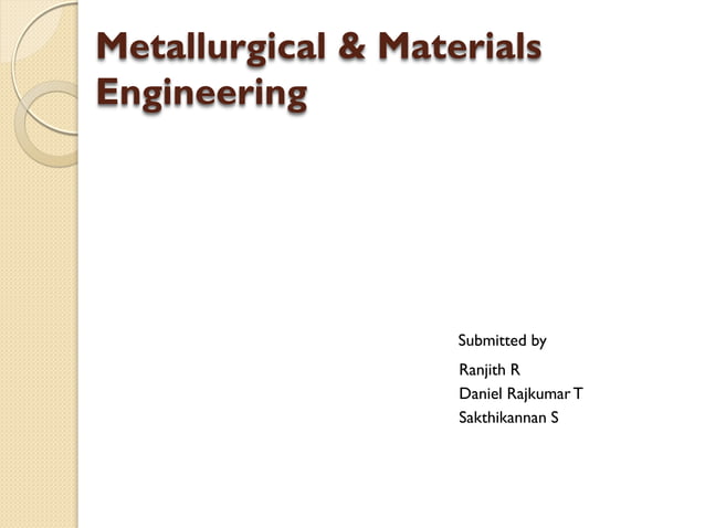 Presentation on MME | PPT